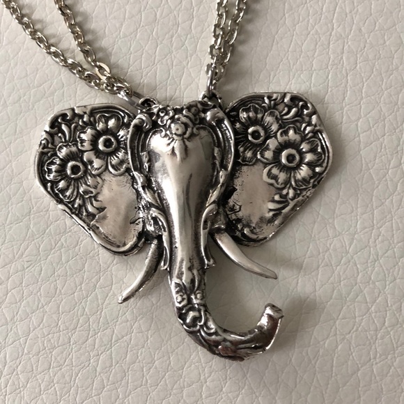 silver spoon jewelry | Jewelry | Silver Spoon Elephant Necklace | Poshmark